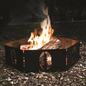 Portable Campfire Ring W/3 Cut-Outs | 06.0111 | by PPL