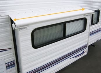 RV Slide Out Cover Replacement Fabric | 01.0887 | by PPL