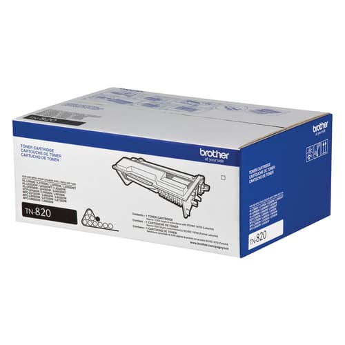 Brother TN820 Black Toner Cartridge, Standard Yield - Brother Canada