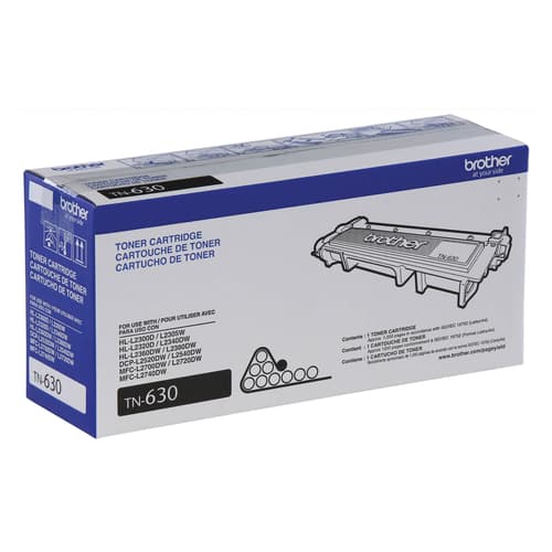 Brother TN630 Cartouche de toner noir à rendement standard - Brother Canada