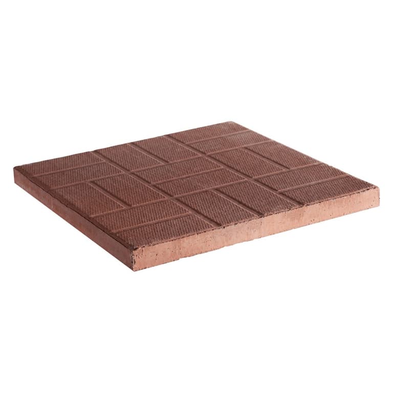 24" x 24" Red Brick Patio Stone | Home Hardware