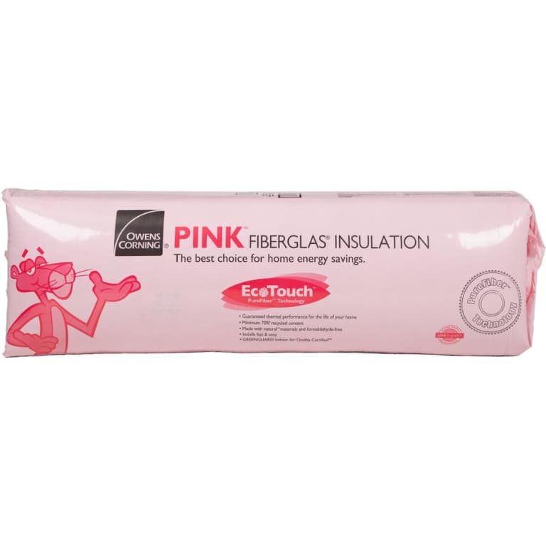 Owens Corning 1.5"x15" Quietzone Pink Insulation, covers 190 sq. ft ...