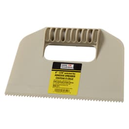 Notched Plastic Grout Spreaders Warner Manufacturing Notched Adhesive ...
