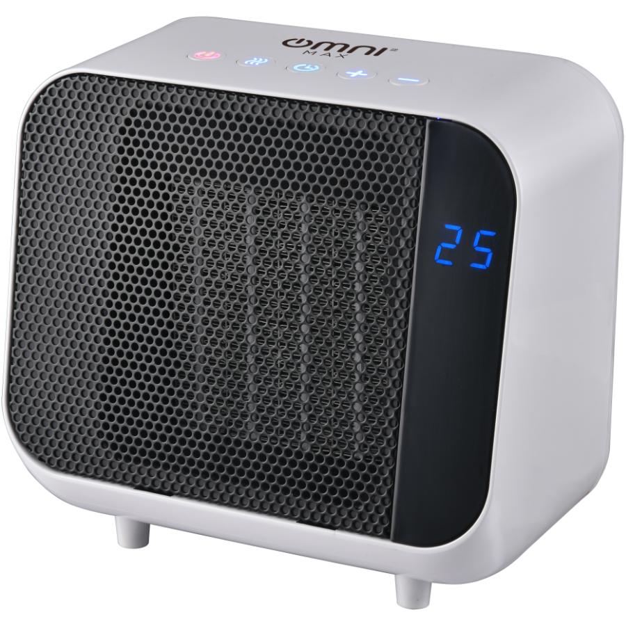 1500W Digital Ceramic Heater - with ALCI Plug, White