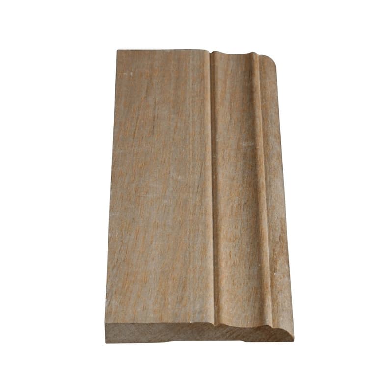 Alexandria Moulding 3/8"x3" Mahogany Colonial Baseboard Moulding, by ...