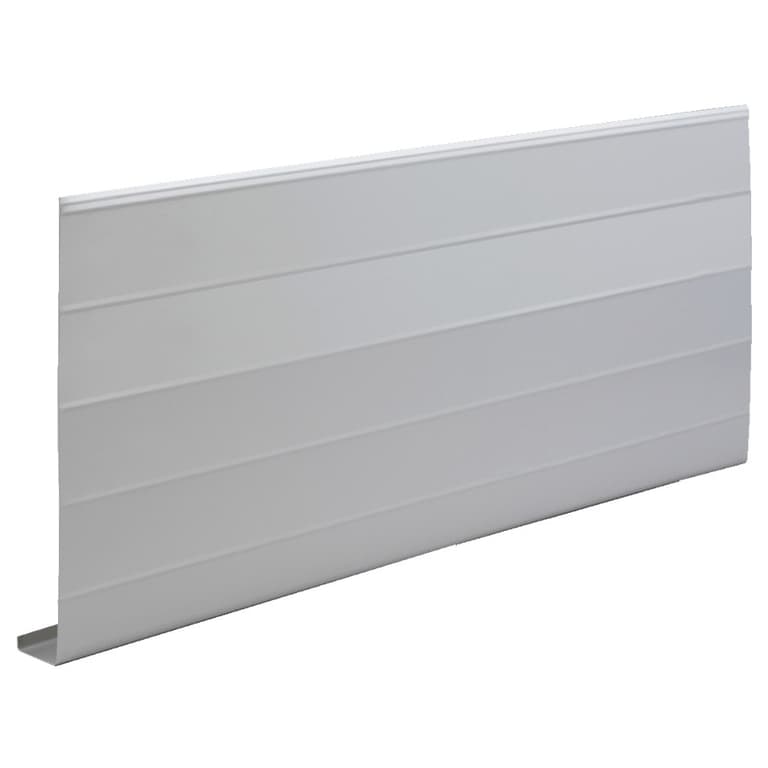 GENTEK 1" x 6" x 10' Black Ribbed Aluminum Fascia