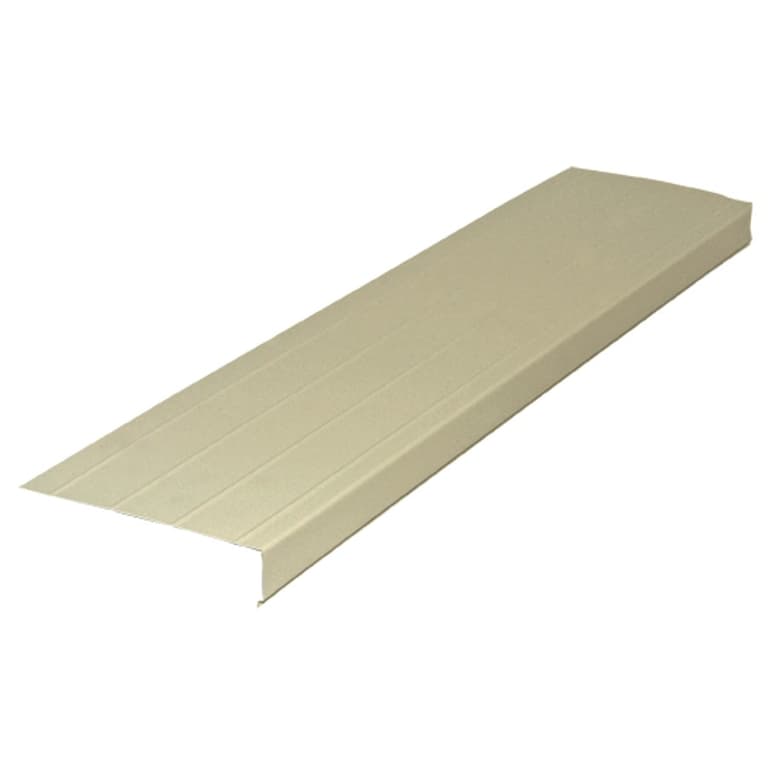 GENTEK 1" x 8" x 10' Slate Ribbed Aluminum Fascia