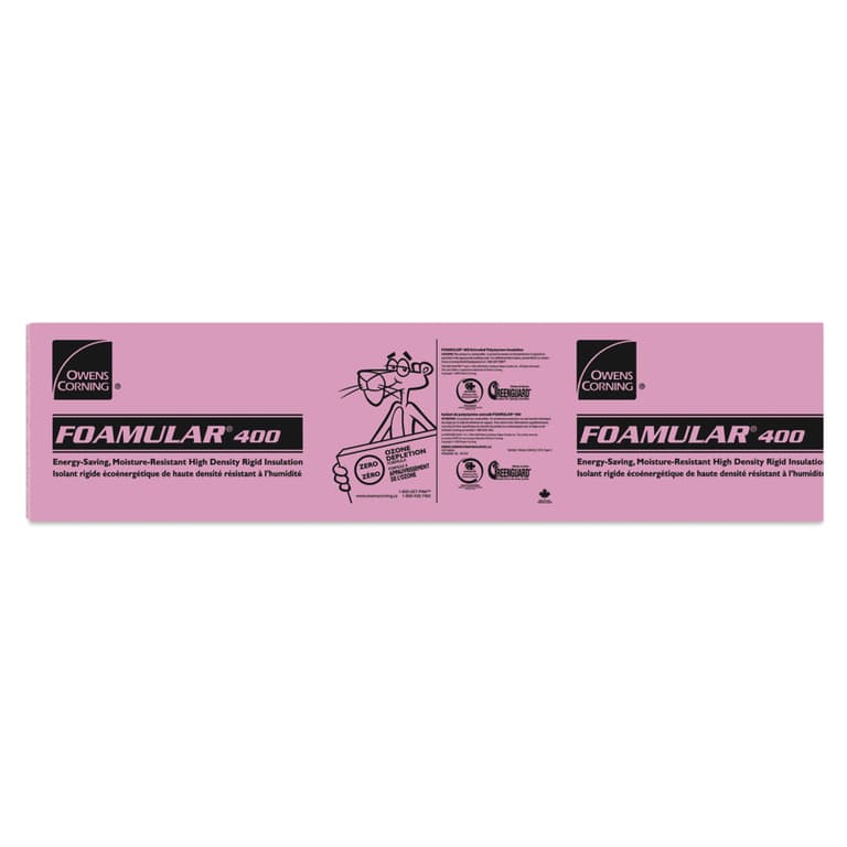 Owens Corning 1" Foamular 400 Butt Edge Foam Insulation | Home Hardware