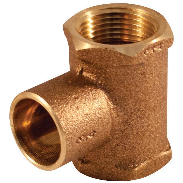 3/4" Female x 3/4" Female x 3/4" Copper Tee