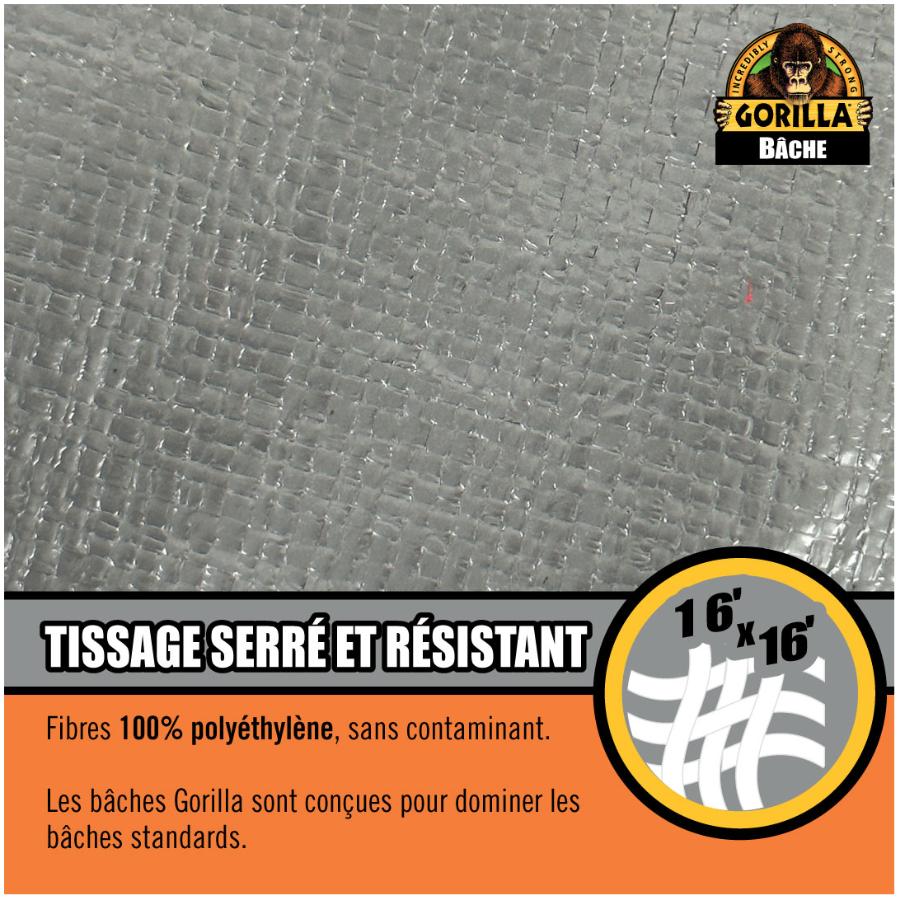 8x8 Tarp Gorilla 12' X 20' Tough Tarp (97037) - Heavy-Duty, Waterproof ...