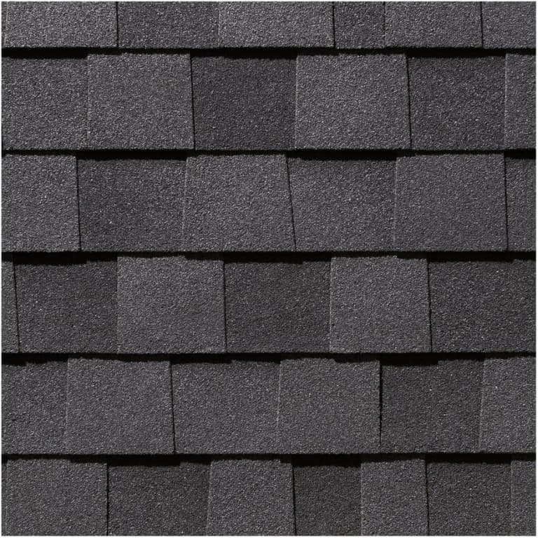 BUILDING PRODUCTS OF CANADA Mystique 2-Tone Black Fibreglass Shingles