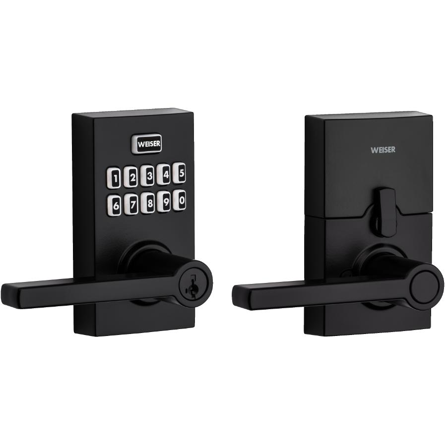 Smartcode Electronic Deadbolt - Matte Black, Keyless Entry + Keypad ...