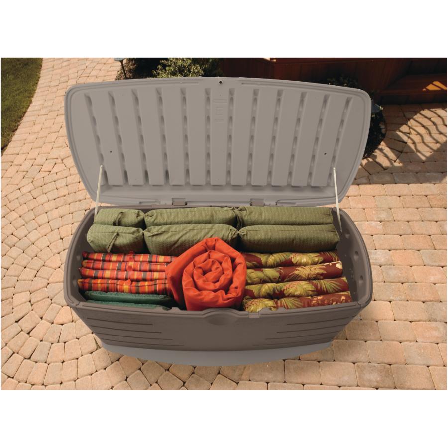 Rubbermaid Deck Storage RUBBERMAID DECK BOX YouTube