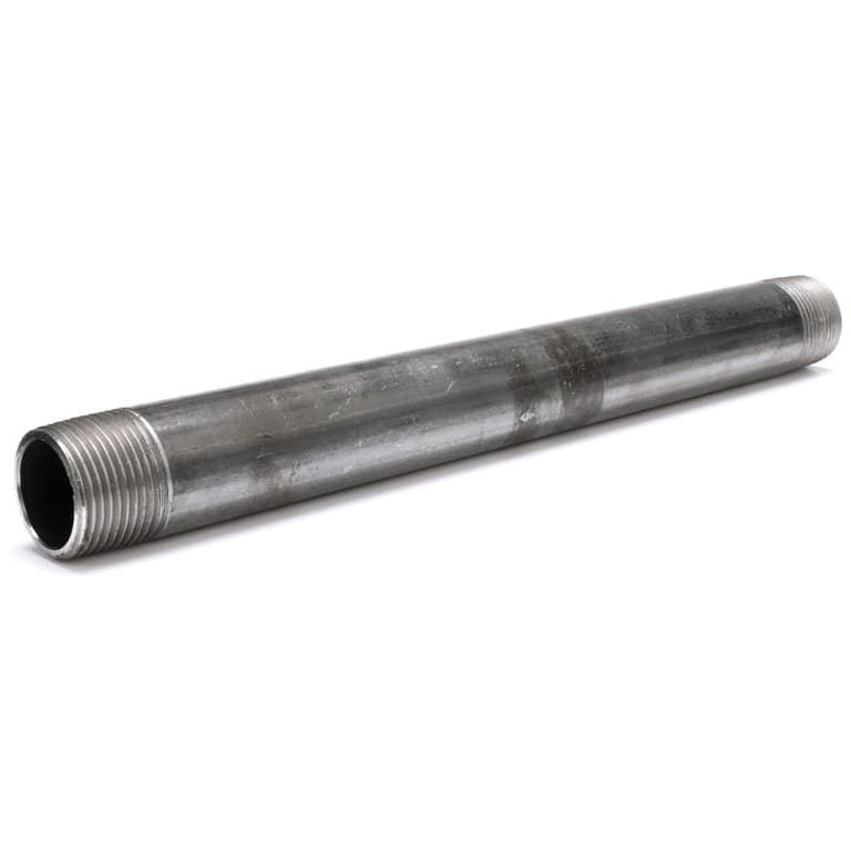 B & K Products 3/4" x 7" Threaded Black Pipe | Home Hardware