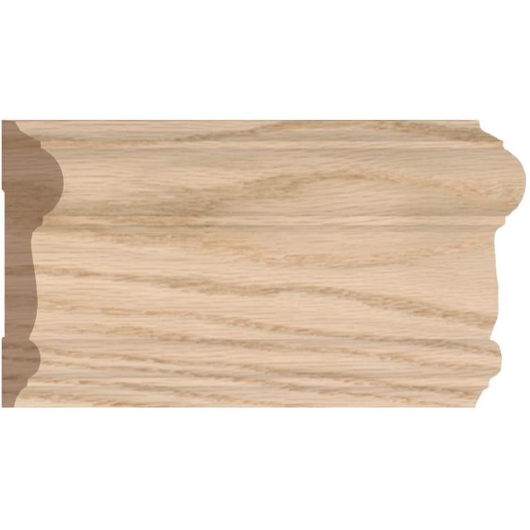 Alexandria Moulding 11/16"x3" Oak Chair Rail Moulding, by Linear Foot ...