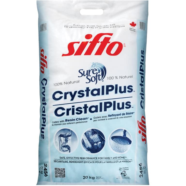 Sel adoucisseur d'eau Crystal, 20 kg SIFTO - Home Hardware Canada