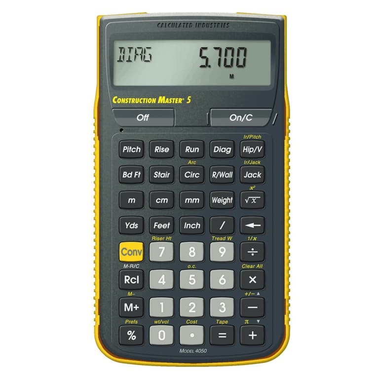 Calculatrice de construction Calculated Industries | Home Hardware