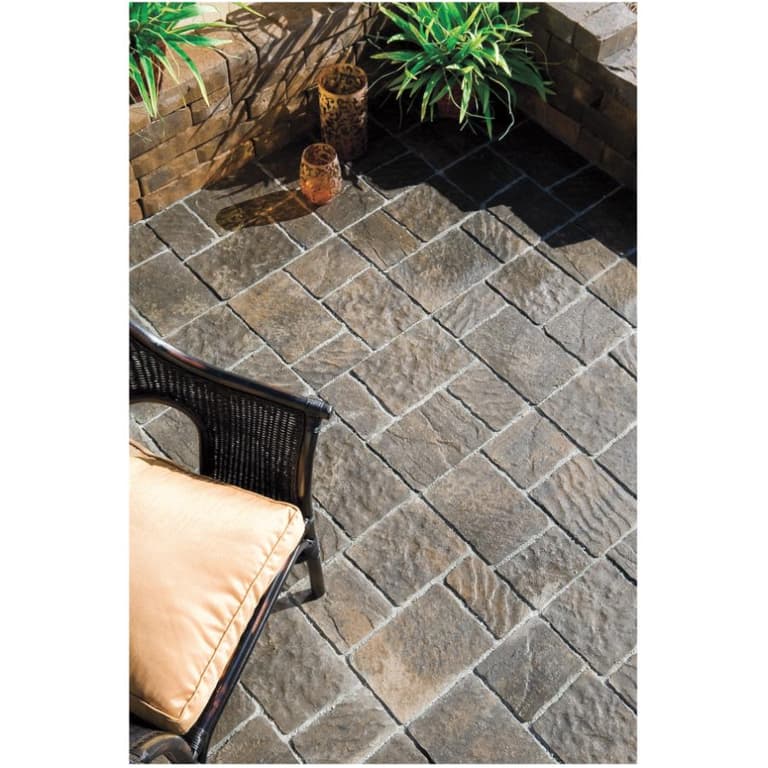Dalle Quadral de 2 pox15-3/4 pox15-3/4 po, beige et noir Permacon ...