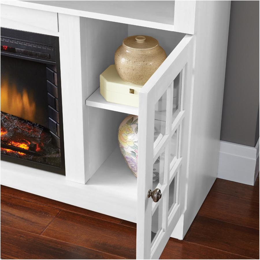 Huntley fireplace tv stand store