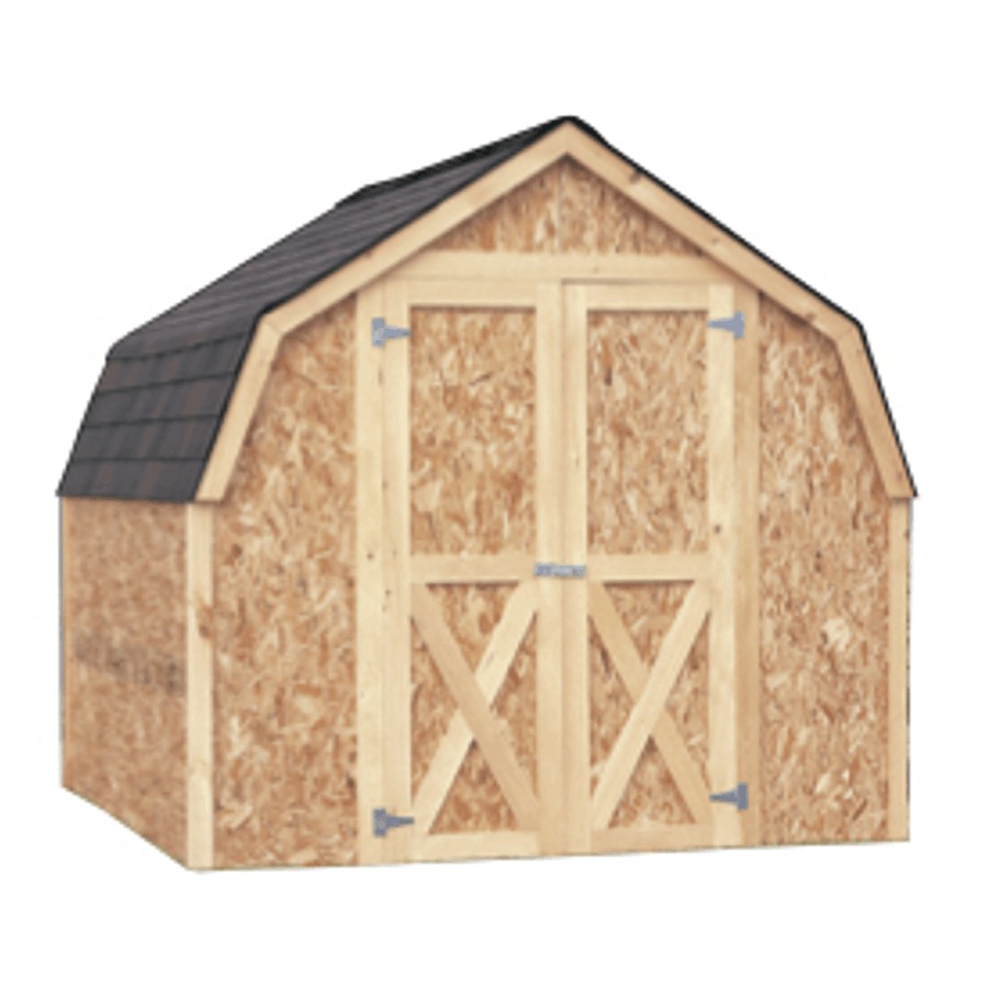 8' x 10' Stick Built Barn Style Shed Package, with Vinyl Siding | Home ...