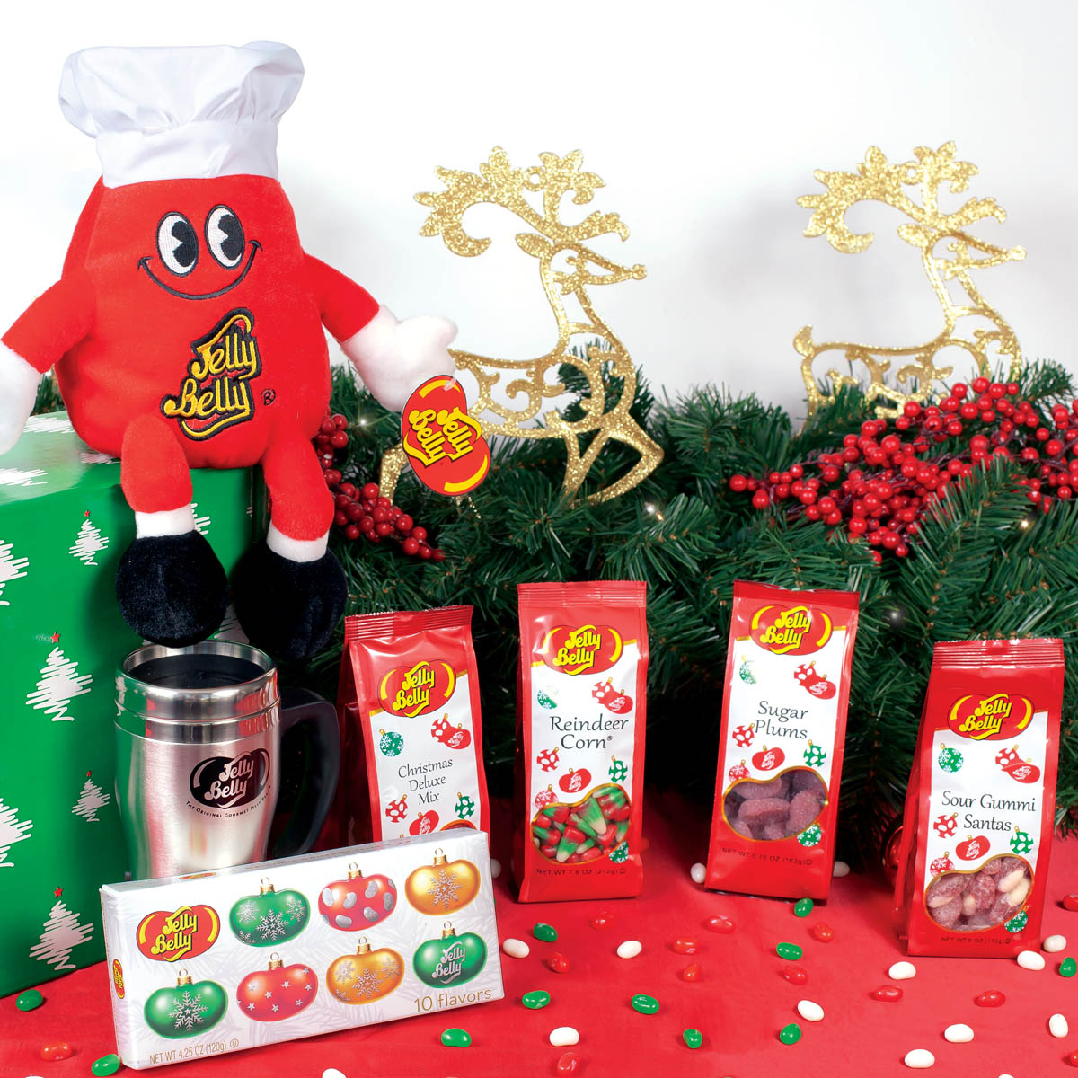Christmas Gift Baskets: Christmas Jelly Beans and Candy