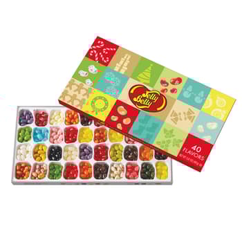 40-Flavor Jelly Bean Christmas Gift Box, 17 oz
