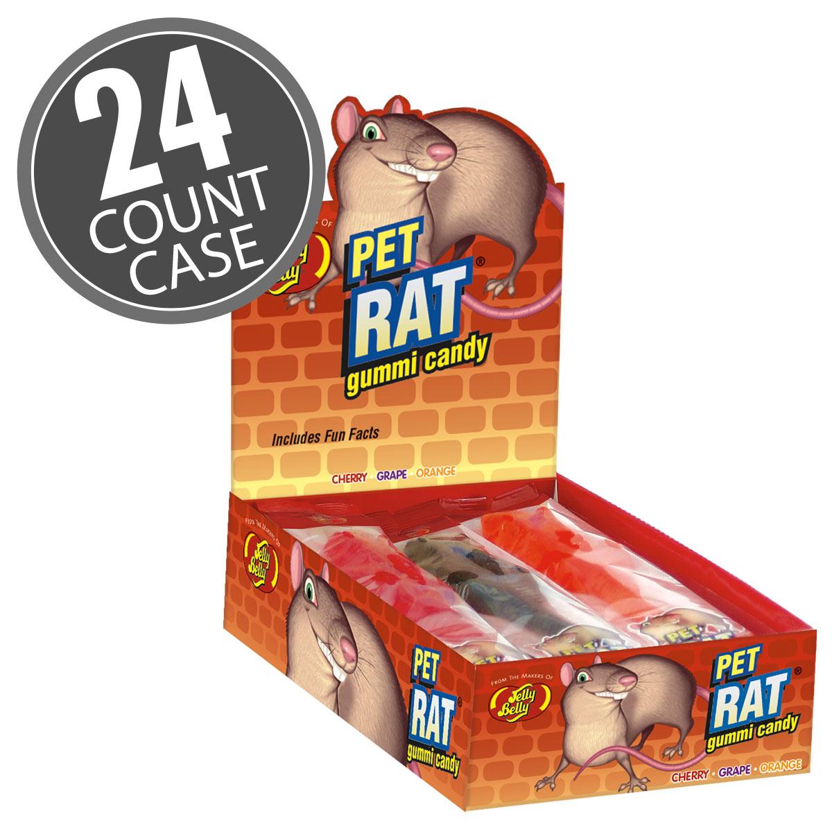 Gummi Pet Rats – 3 Oz. – 24-Count Case