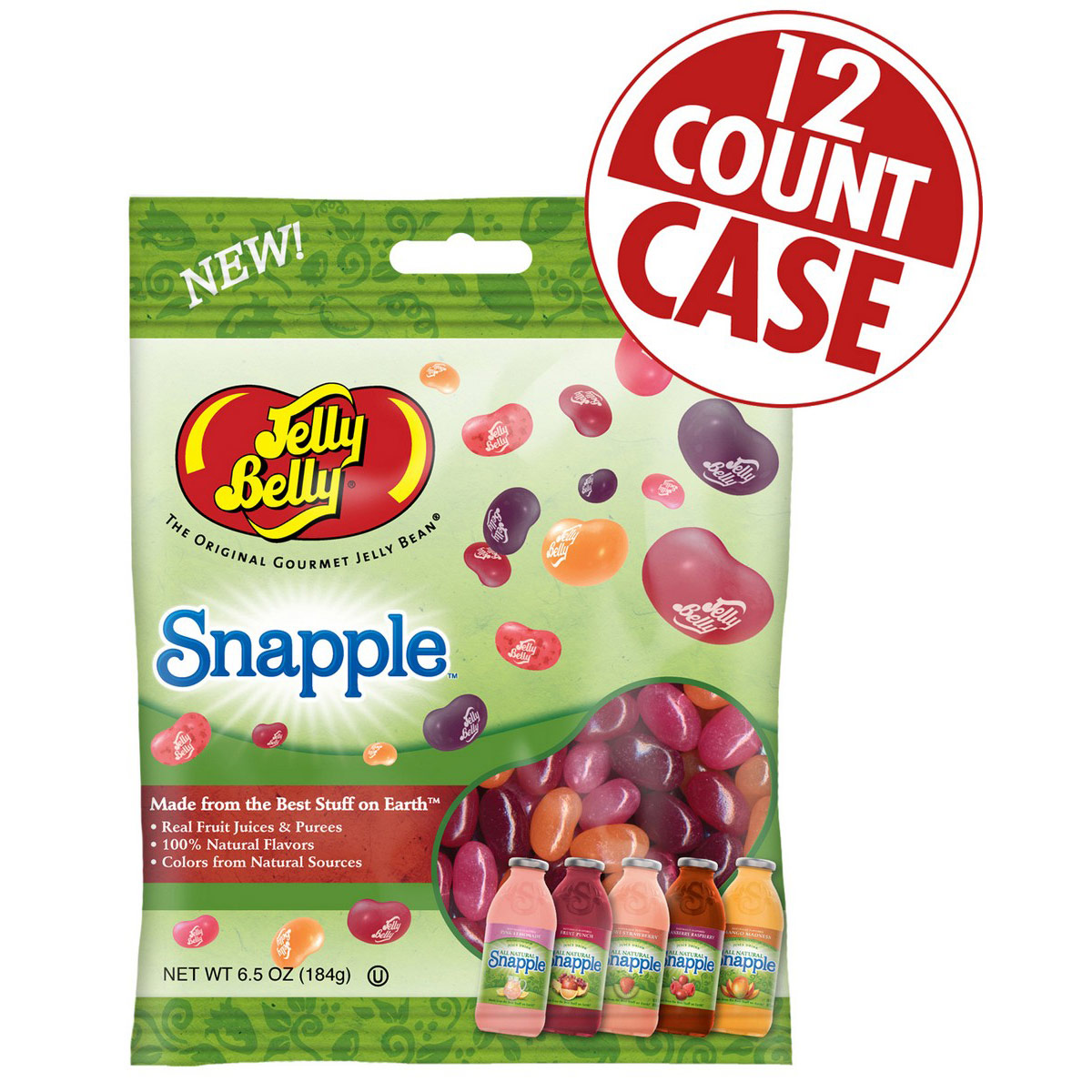 Snapple™ Mix Jelly Beans – 6.5 Oz Bags – 12-count Case – Chatspan
