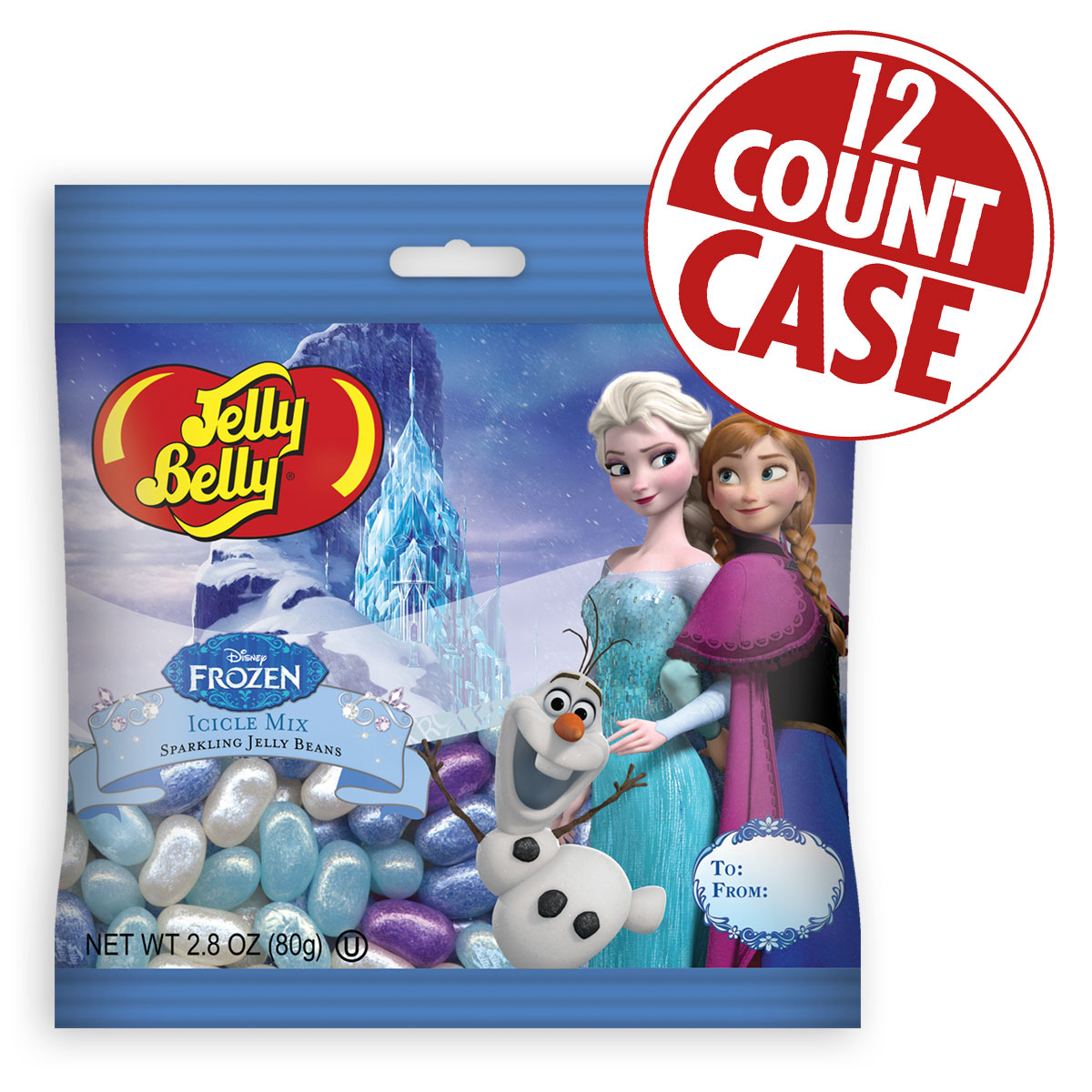 Disney© Frozen Jelly Bean 2.8 Oz Bag – 12 Count Case – Chatspan